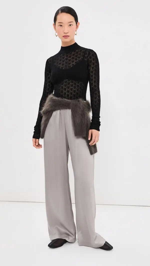 Sablyn Rhea Mock Neck Tee