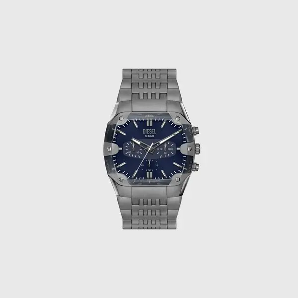 DIESEL® Spiked Cushion Chronograph Watch - Grey