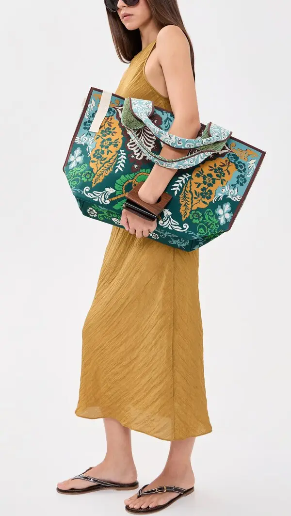 ALEMAIS Florence Jacquard Maxi Tote