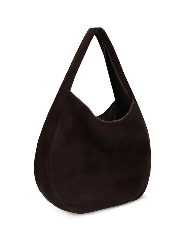 Loewe Suede Calfskin Hobo Shoulder Bag - Brown