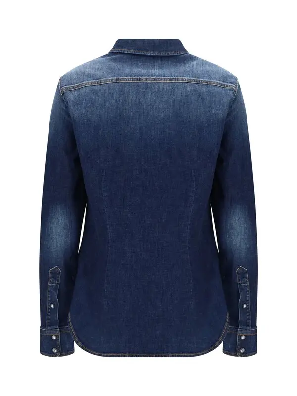 Jacob Cohen Lightweight Denim Western Shirt