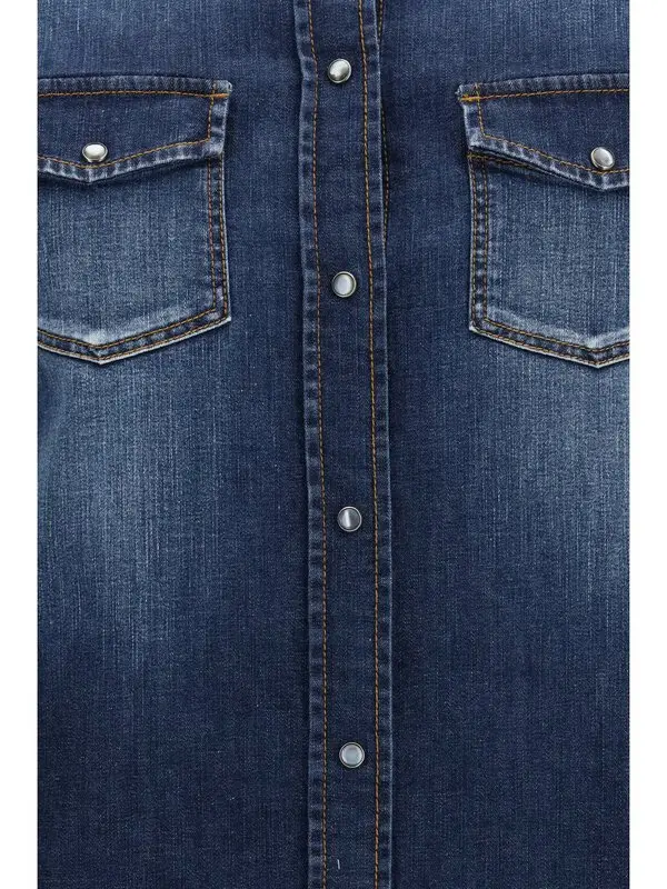 Jacob Cohen Lightweight Denim Western Shirt
