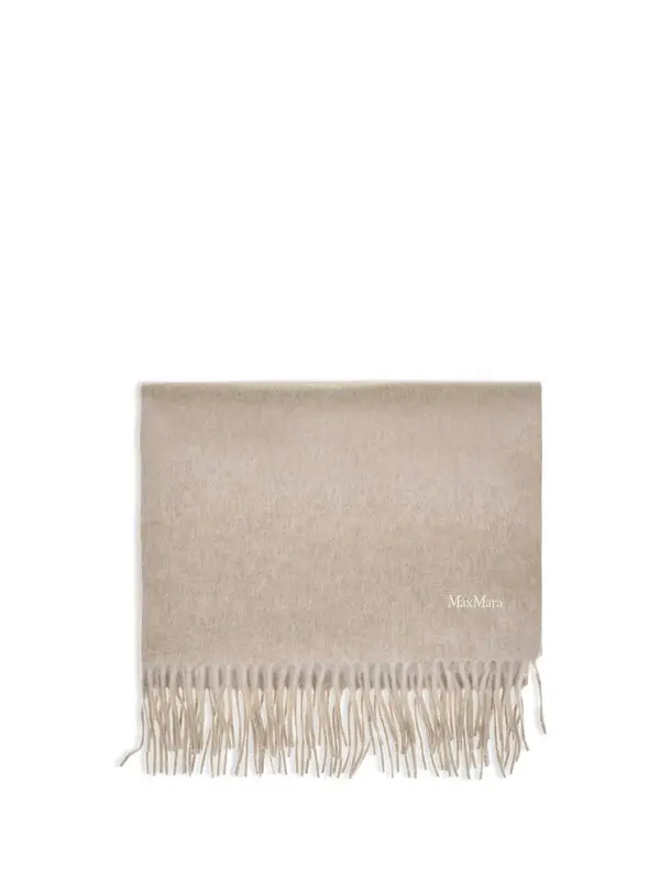 Max Mara Baci Cashmere Scarf - Cream