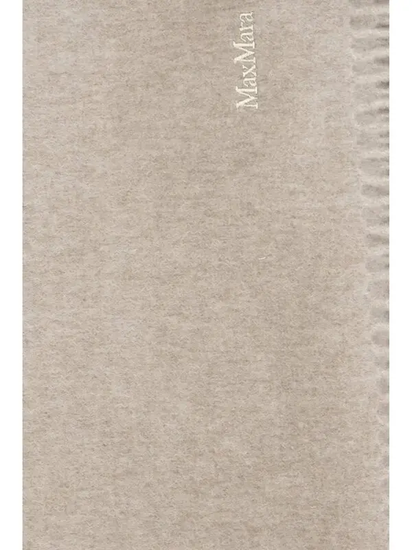 Max Mara Baci Cashmere Scarf - Cream
