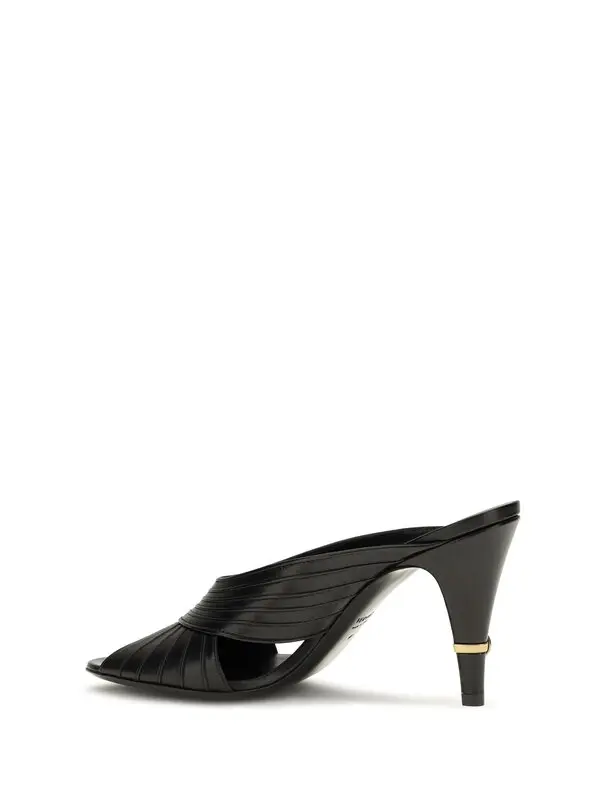 Versace Nappa Leather Mules