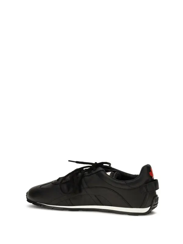 Dsquared2 Leather Lace-up Sneakers