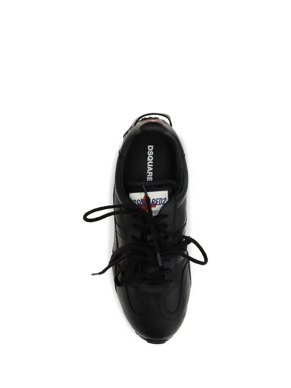 Dsquared2 Leather Lace-up Sneakers