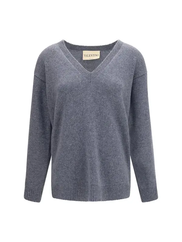 Valentino Garavani Cashmere Sweater - Gray