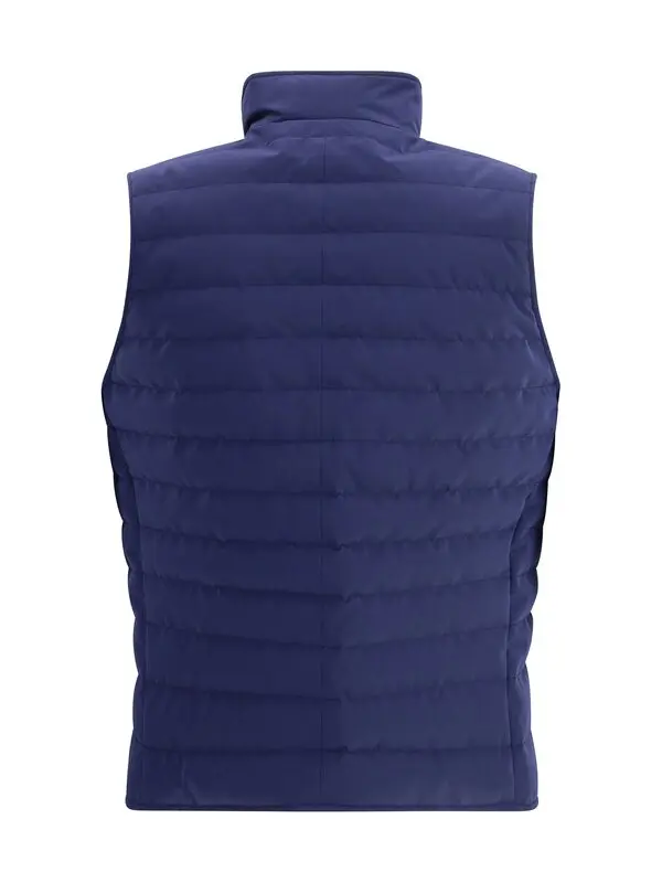 Brunello Cucinelli Quilted Vest Jacket - Blue