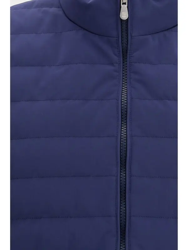 Brunello Cucinelli Quilted Vest Jacket - Blue