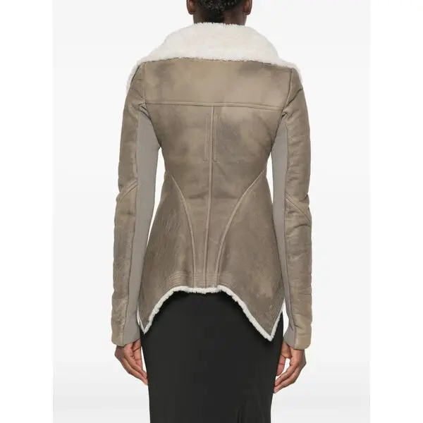 Rick Owens Shearling Jacket - Gray