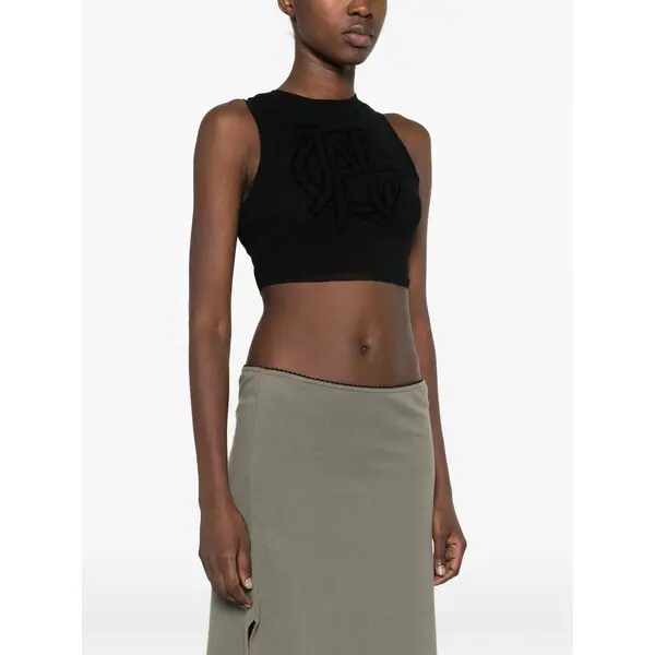 JEAN PAUL GAULTIER Cropped Top With Logo Print