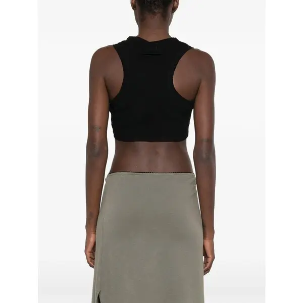 JEAN PAUL GAULTIER Cropped Top With Logo Print