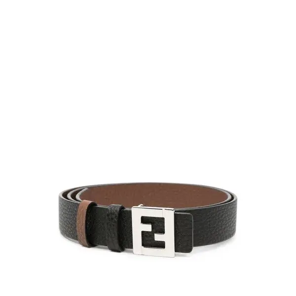 Fendi Ff Logo Buckle Belt