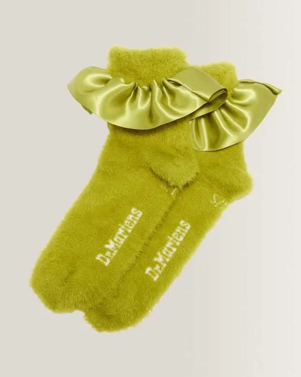 Dr. Martens Satin Frill Fluffy Socks