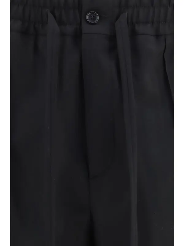 Valentino Garavani Vlogo Embroidered Cotton Gabardine Pants