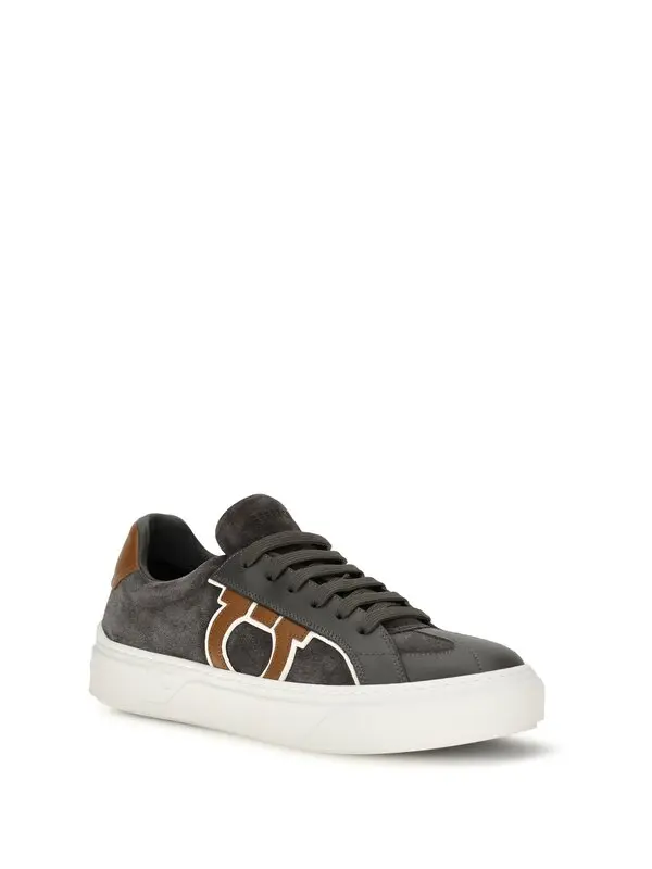 FERRAGAMO Gancini Sneakers - Gray