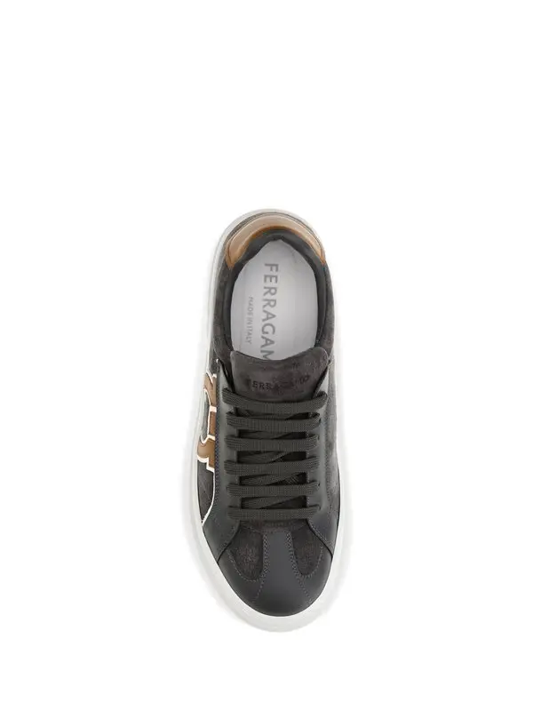FERRAGAMO Gancini Sneakers - Gray