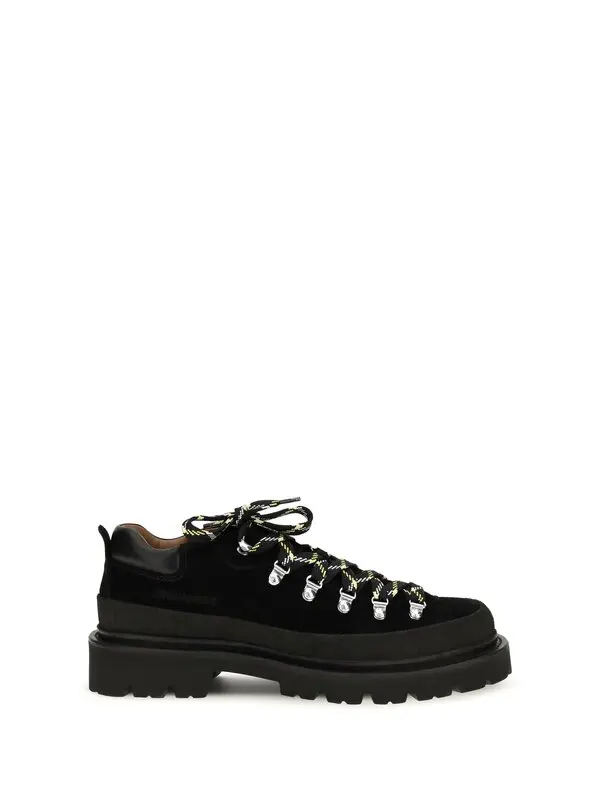 Dsquared2 Suede Lace-up Sneakers - Black