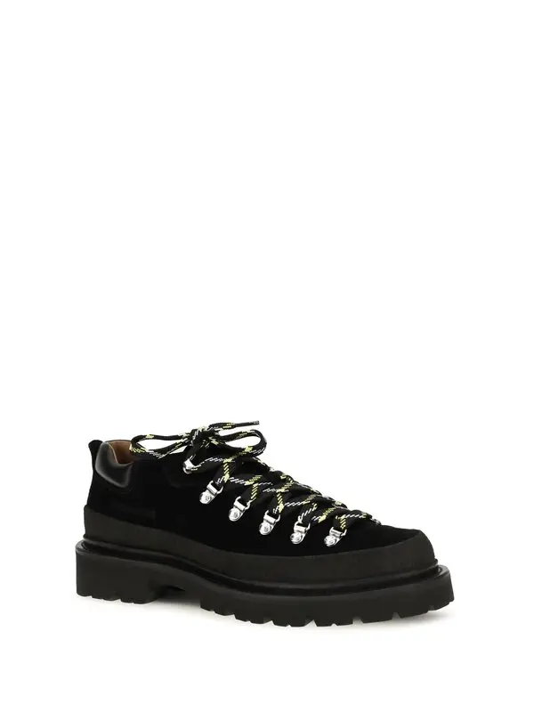 Dsquared2 Suede Lace-up Sneakers - Black