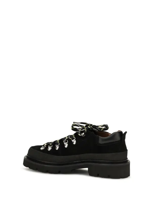 Dsquared2 Suede Lace-up Sneakers - Black