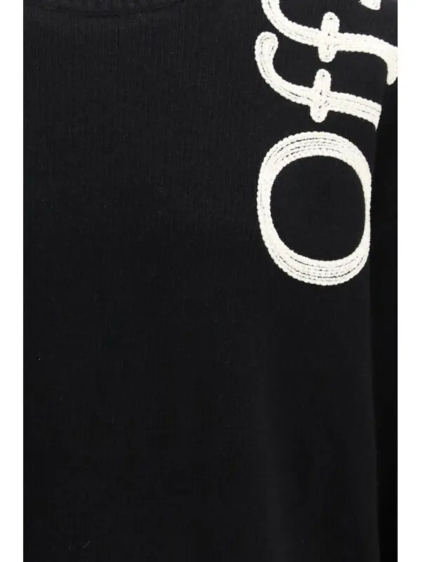Off-White Vertical Logo Knit Crewneck
