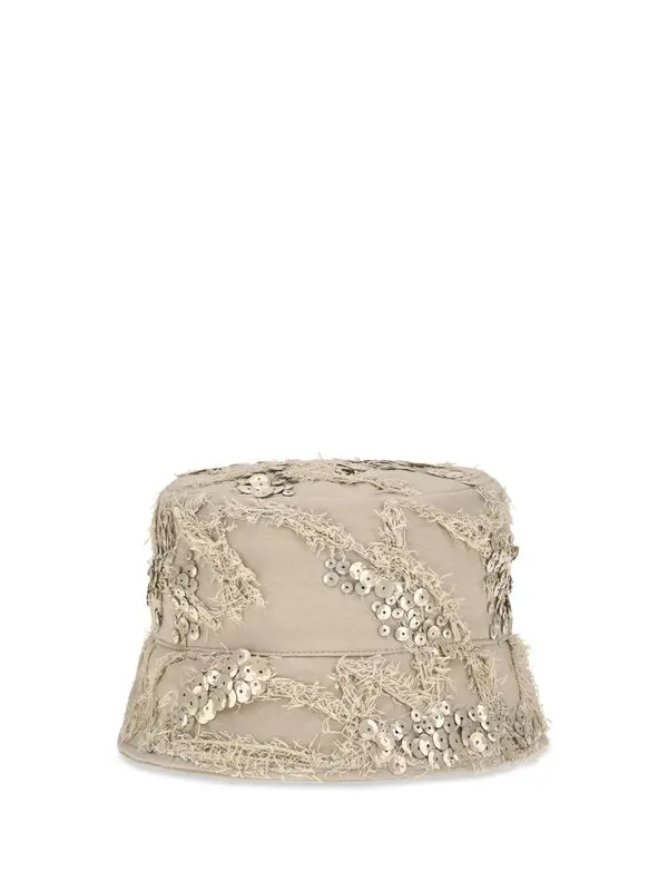 Brunello Cucinelli Embroidered Sequin Bucket Hat