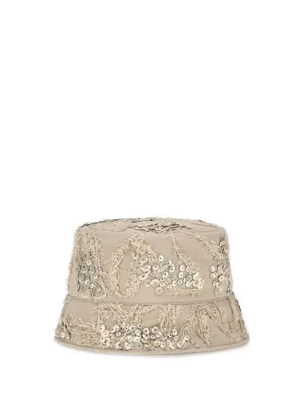 Brunello Cucinelli Embroidered Sequin Bucket Hat