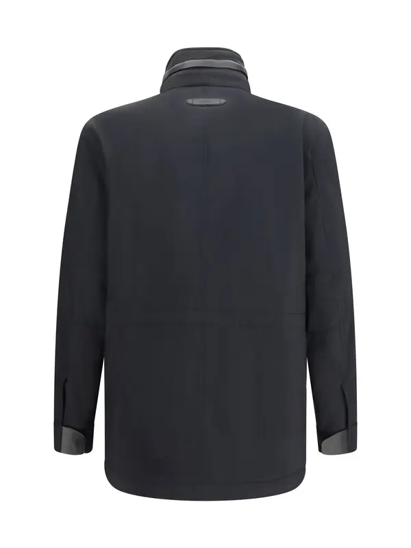 Brioni Performa Wool Blend Sahariana Jacket