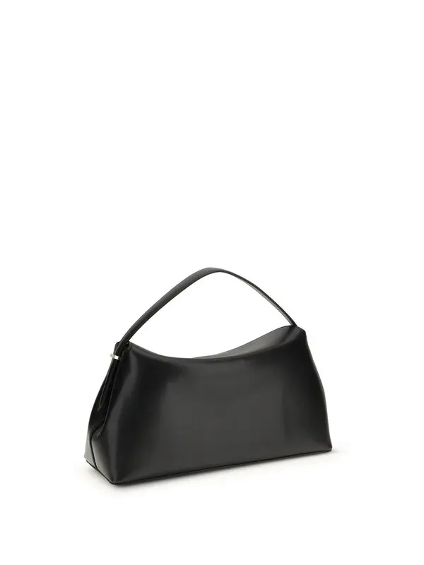 TOTEME T-lock Shoulder Bag In Leather - Black