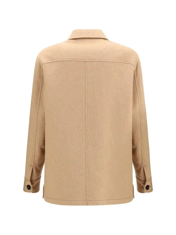 Brioni Workwear Cashmere Jacket - Cream