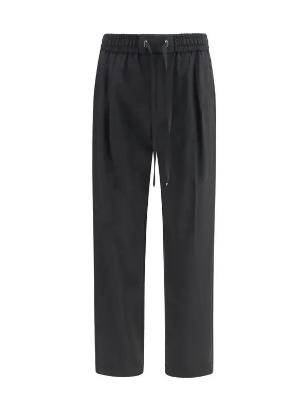Dolce & Gabbana Wool Gabardine Jogger Pants