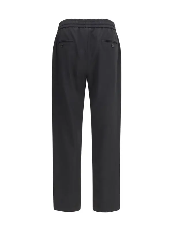 Dolce & Gabbana Wool Gabardine Jogger Pants