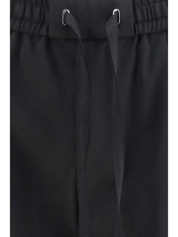 Dolce & Gabbana Wool Gabardine Jogger Pants