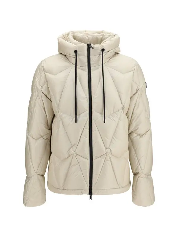 Moose Knuckles Quilted Iceberg Puffer Jacket - Cream