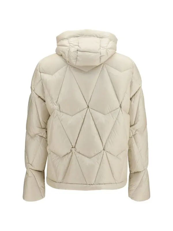 Moose Knuckles Quilted Iceberg Puffer Jacket - Cream