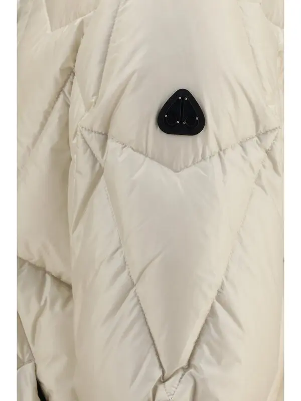Moose Knuckles Quilted Iceberg Puffer Jacket - Cream