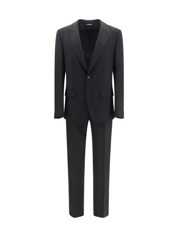 Dolce & Gabbana Martini Light Single-breasted Wool Gabardine Suit
