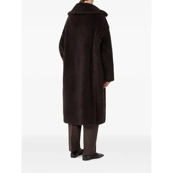 Max Mara Double-breasted Textured Long Coat