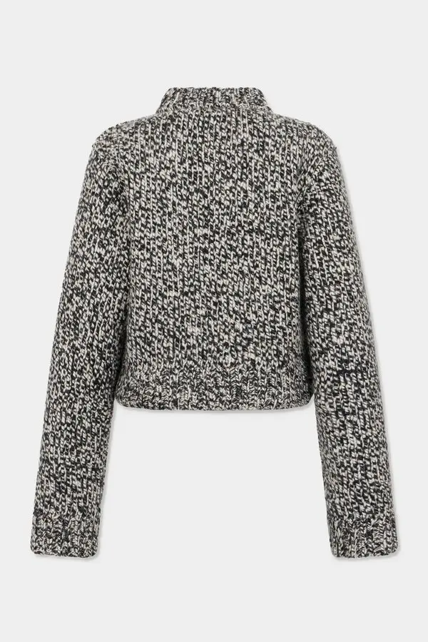 Dsquared2 Reversible Two-tone Mouliné Zipped Knit Cardigan