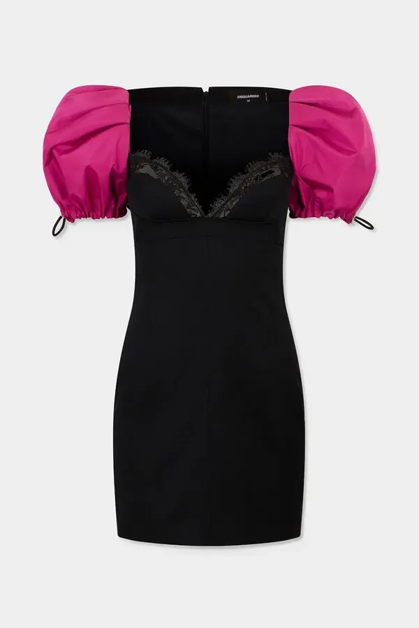 Dsquared2 Hybrid Snow-tech Bustier Dress
