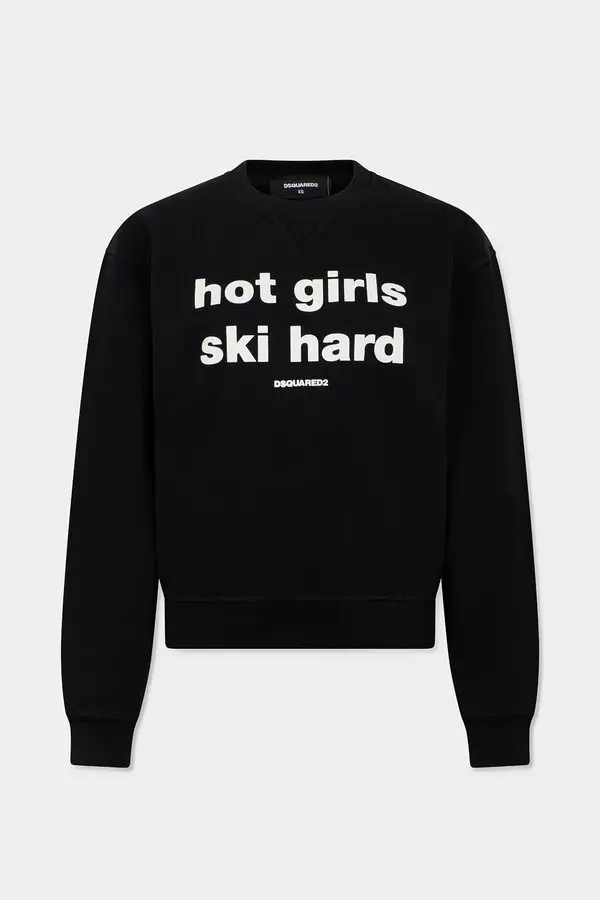 Dsquared2 Crewneck Sweatshirt With Lettering Print