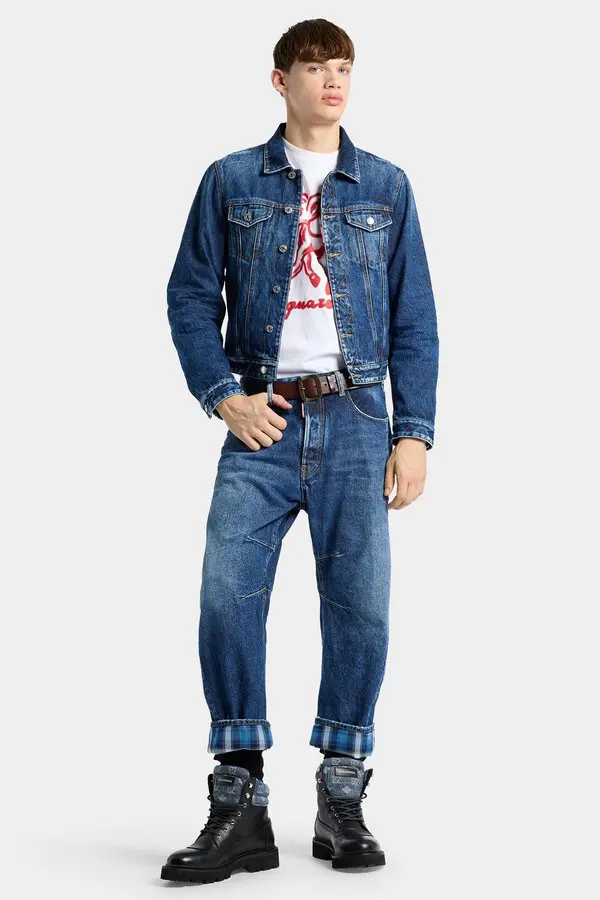 Dsquared2 Dark Highlight Mini Front Jean Jacket