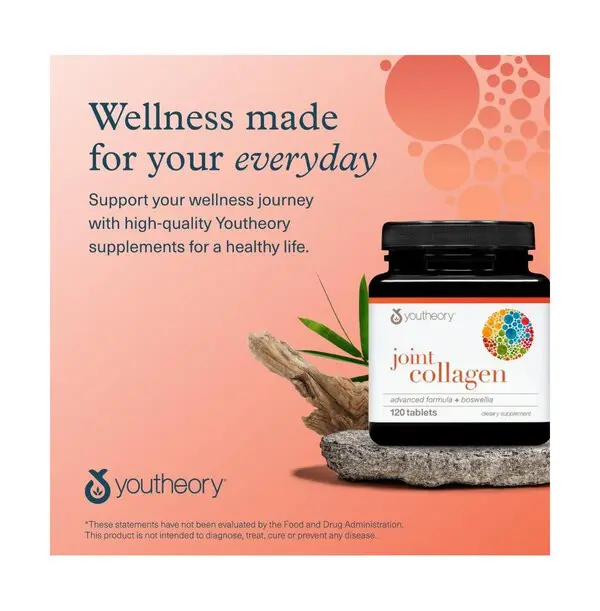 YOUTHEORY Joint Collagen Advanced Formula + Boswellia