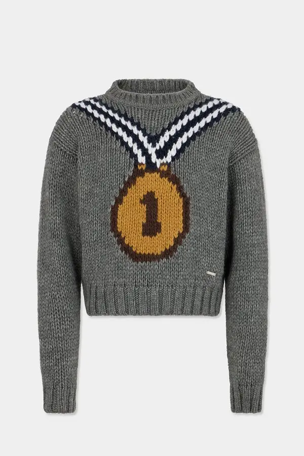 Dsquared2 Wool Alpaca Blend Skiers Pullover