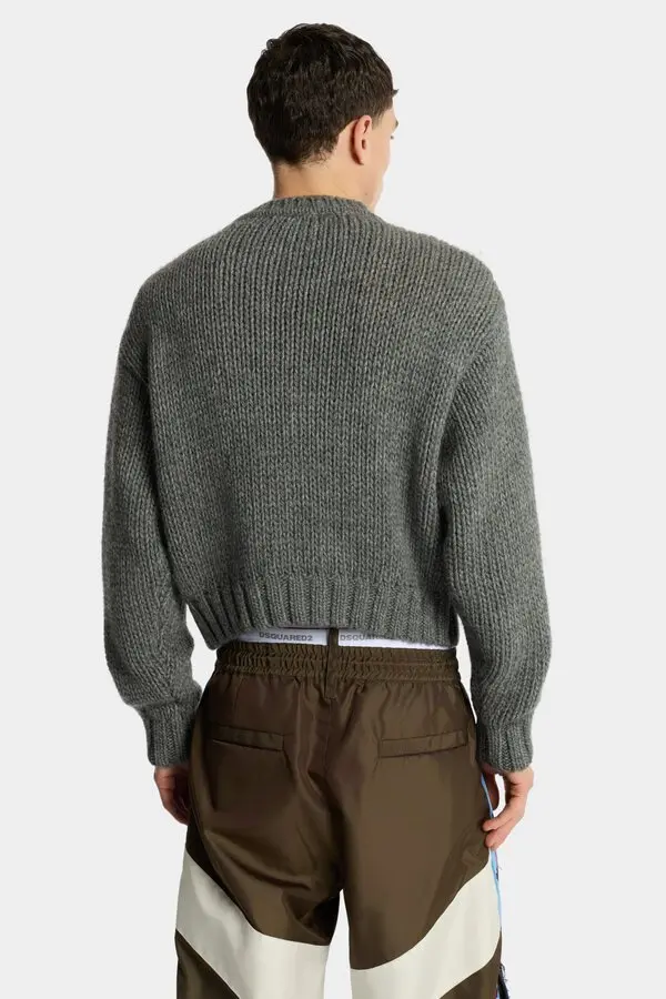 Dsquared2 Wool Alpaca Blend Skiers Pullover