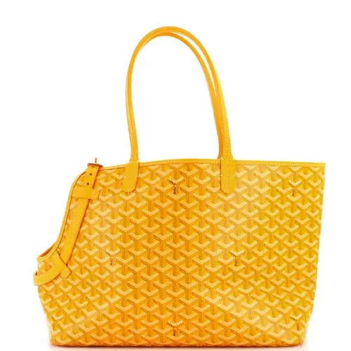 Goyard Chien Gris Pet Carrier Tote Coated Canvas