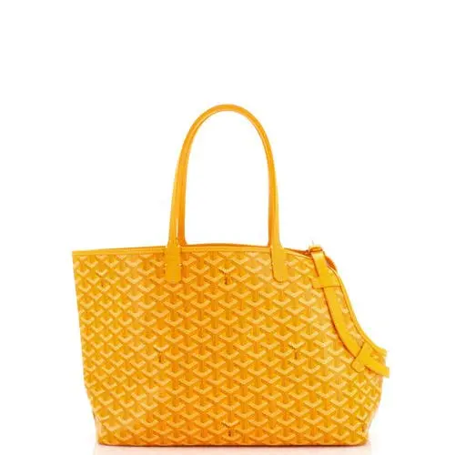 Goyard Chien Gris Pet Carrier Tote Coated Canvas