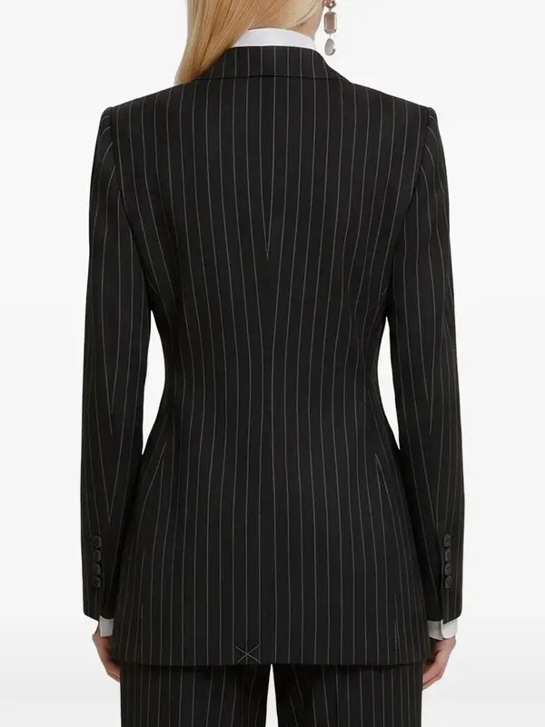 Dolce & Gabbana Double-breasted Turlington Pinstripe Blazer