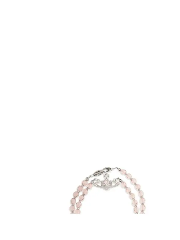 VIVIENNE WESTWOOD Messaline Choker Necklace With Orb Pendant